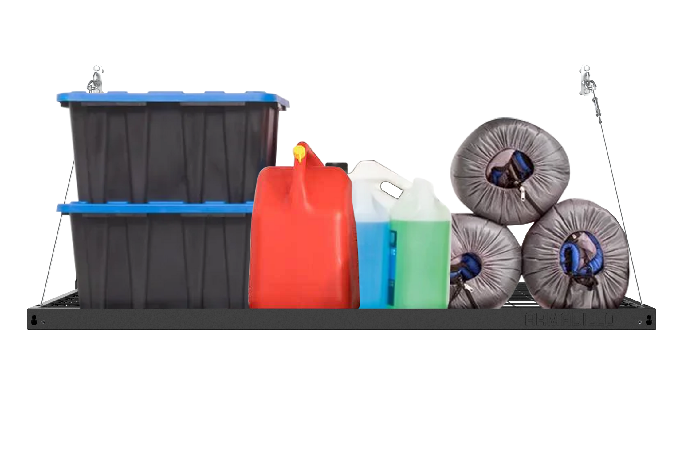 2-Foot x 4-Foot Wall Mounted Garage Storge Shelf – Armadillo Tough